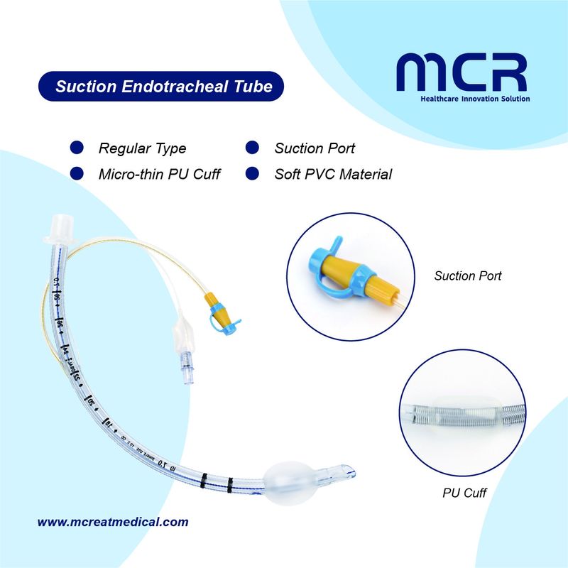 Regular Disposable Endotracheal Tube With Suction Port Medical manufacturer