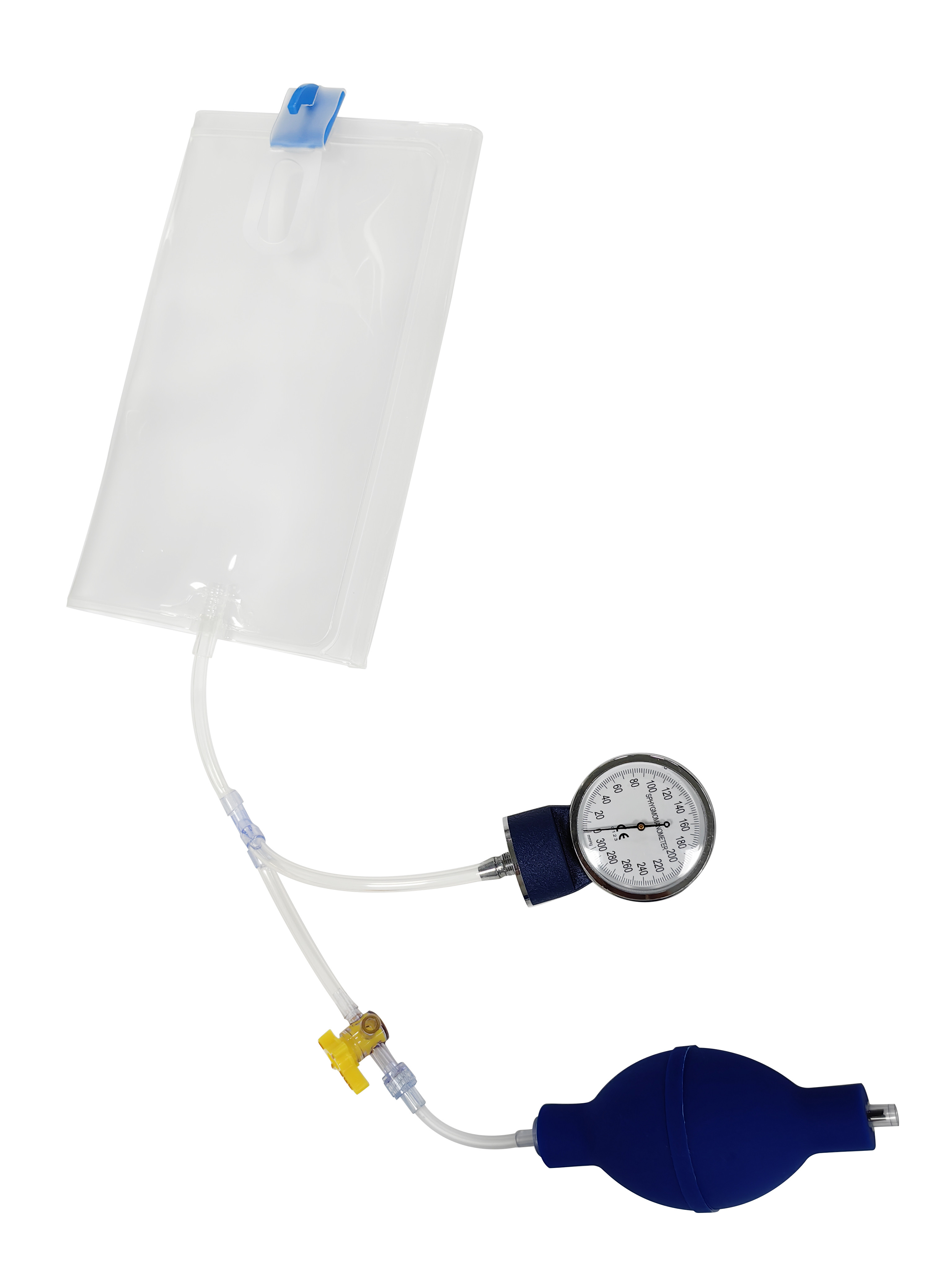 Medical Grade Easy Inflation Pressure Infusor Bag with Pressure Gage 500ML