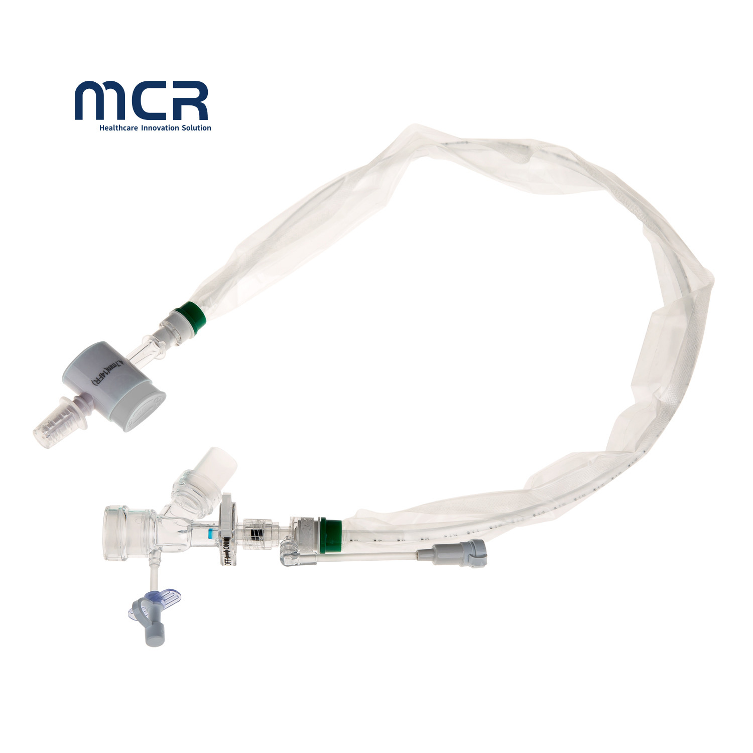 Continuous Breathing Closed Suction Catheter Y Piece 72h For