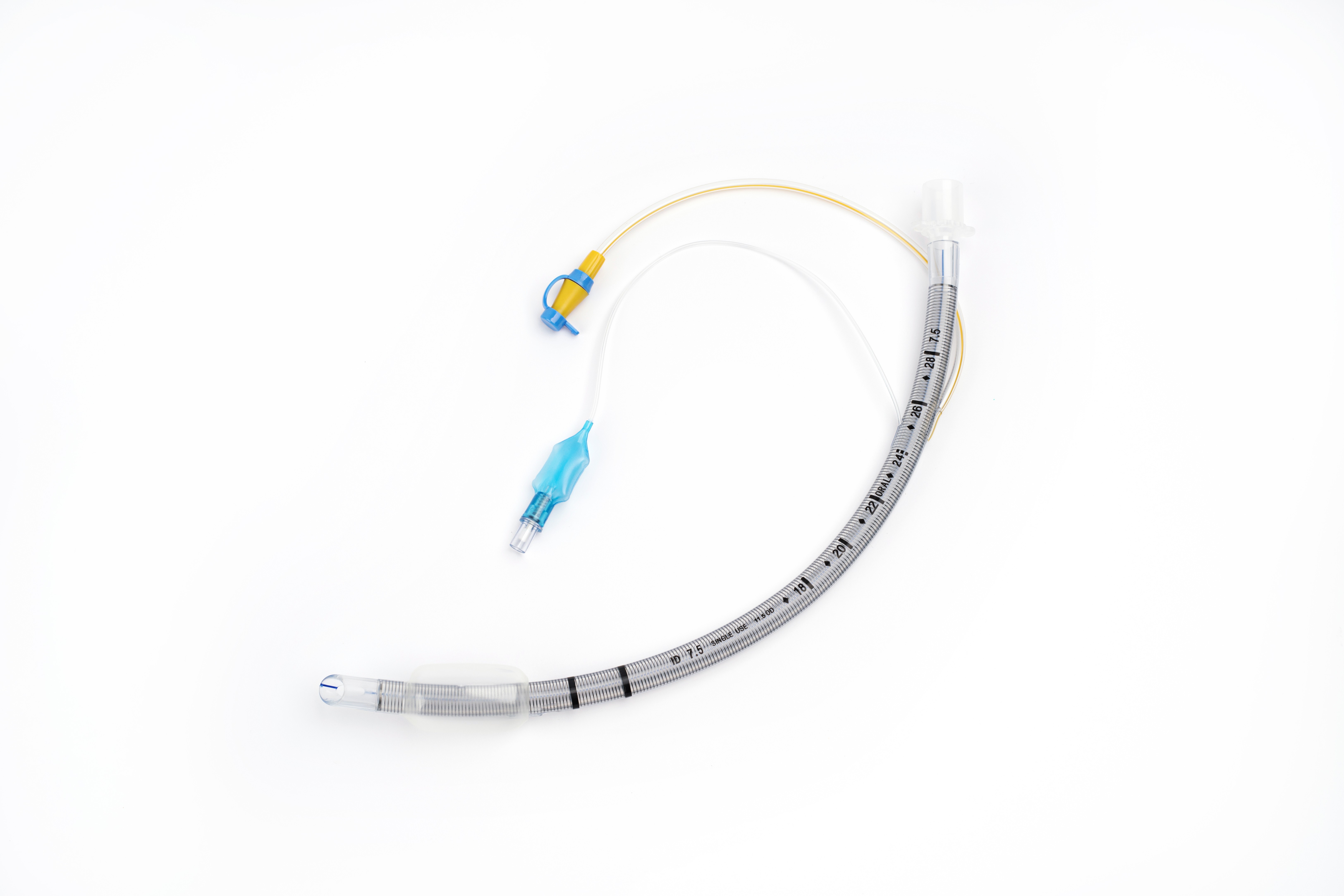 Disposable Reinforced Endotraheal Tube Suction Tube Murphy Eye With PU Cuff
