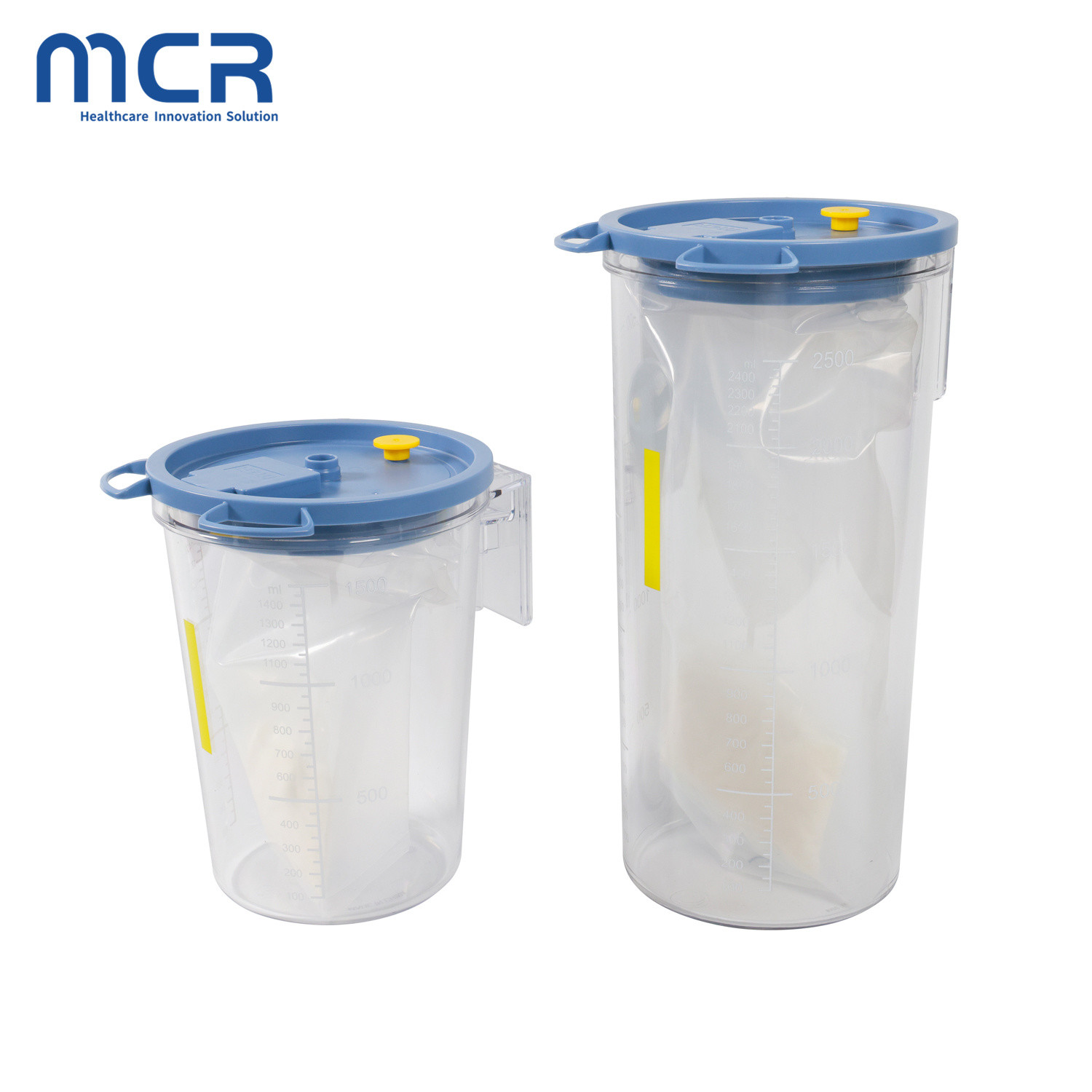 Medical Reusable Suction Liner Bag System Matching Graduated Hard Suction Canister