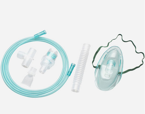 6cc 8 L/Min Nebulizer Mask Set Disposable Oxygen Mask With Corrugated Tube