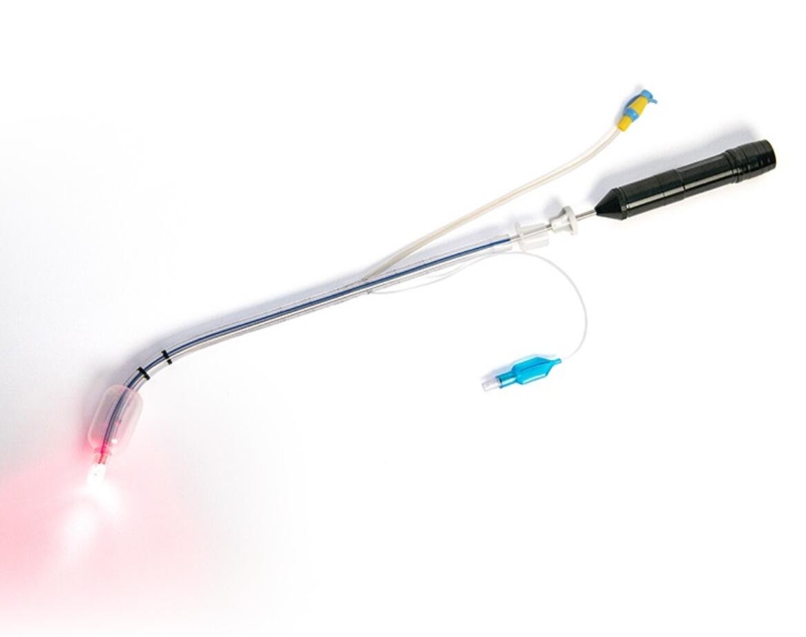 Red Light Rigid Stylet Steel Video Nasopharyngoscope with Handle ...