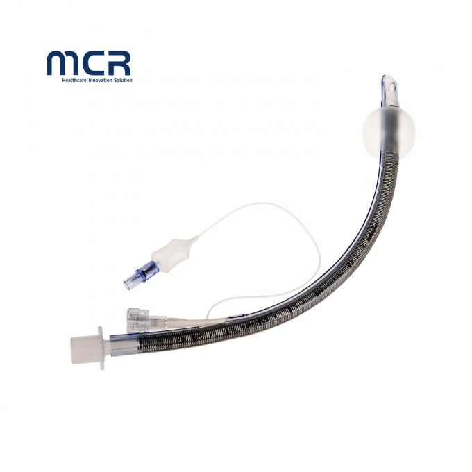 Curved Reinforced Cuffed Endotracheal Tube Available For Video Channel