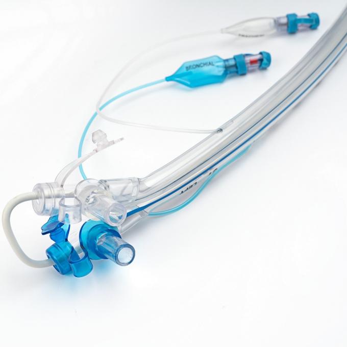 Left / Right Double Lumen 28fr Nasal Endotracheal Tube PU for Surgery